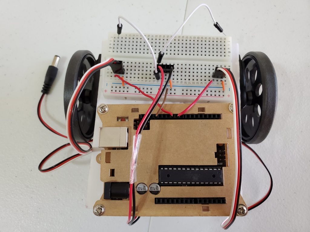 How to Wire the Batteries and Motors of a Basic Wheeled Robot