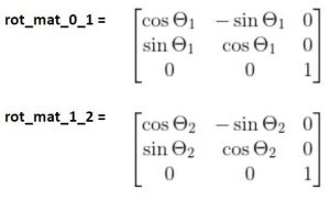 How to Find Displacement Vectors for Robotic Arms