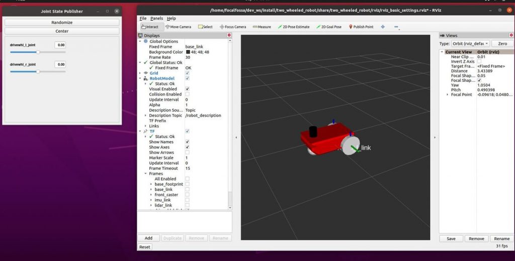 How To Load A Urdf File Into Rviz Ros 2