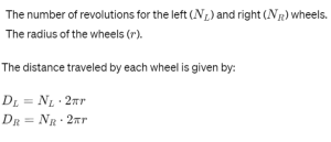 Calculating Wheel Odometry for a Differential Drive Robot