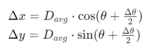 Calculating Wheel Odometry for a Differential Drive Robot