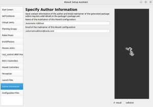 Complete Guide to the Moveit Setup Assistant for Moveit 2