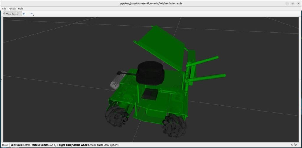 Create and Visualize a Mobile Robot with URDF – ROS 2 Jazzy