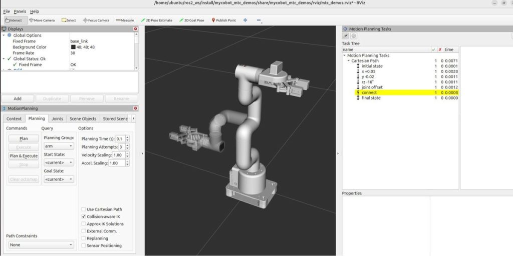 Cartesian Path Planning Ros 2 Jazzy Moveit Task Constructor 