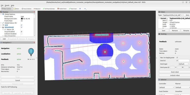 Autonomous Navigation for a Mobile Robot Using ROS 2 Jazzy